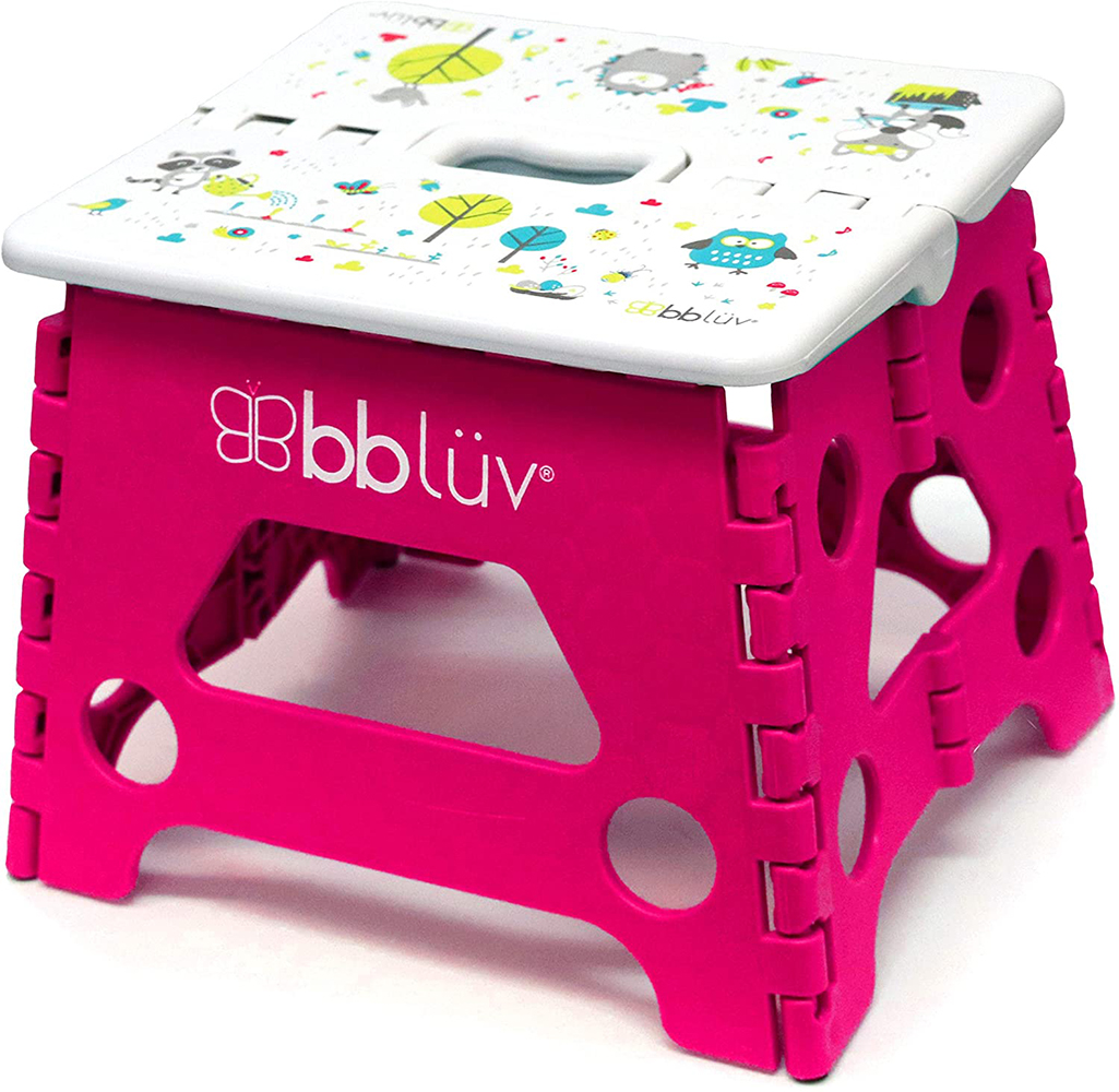 Stëp - Foldable step stool (pink) - Babies