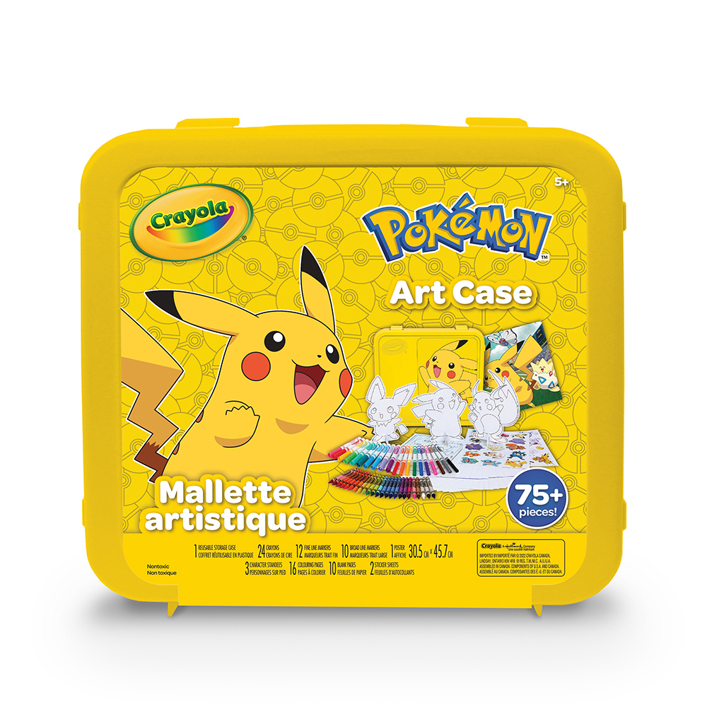 Crayola - Pokémon art case - Arts and crafts