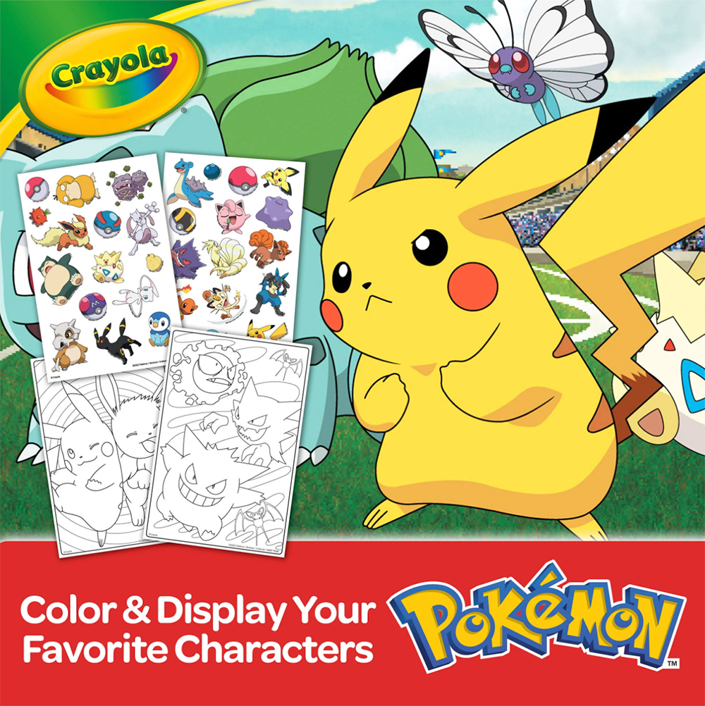 Crayola - Pokémon art case - Arts and crafts