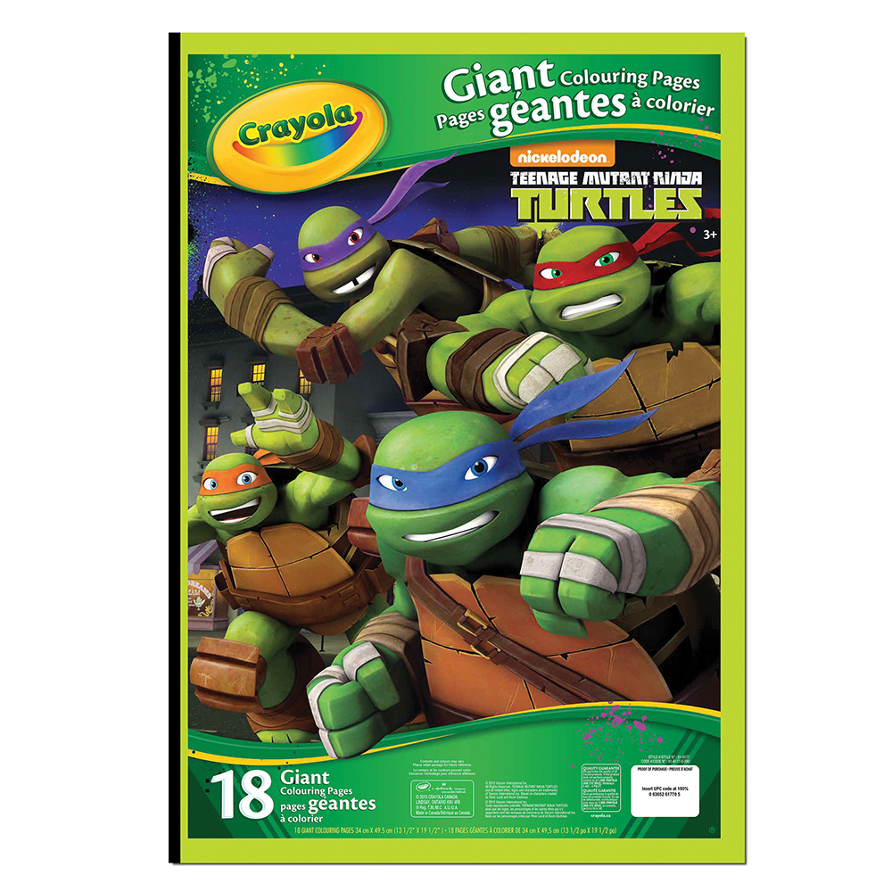 Crayola - Giant colouring pages Teenage Mutant Ninja Turtles - Arts and ...