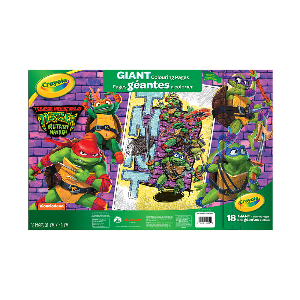 Crayola - Giant colouring pages Teenage Mutant Ninja Turtles - Arts and ...