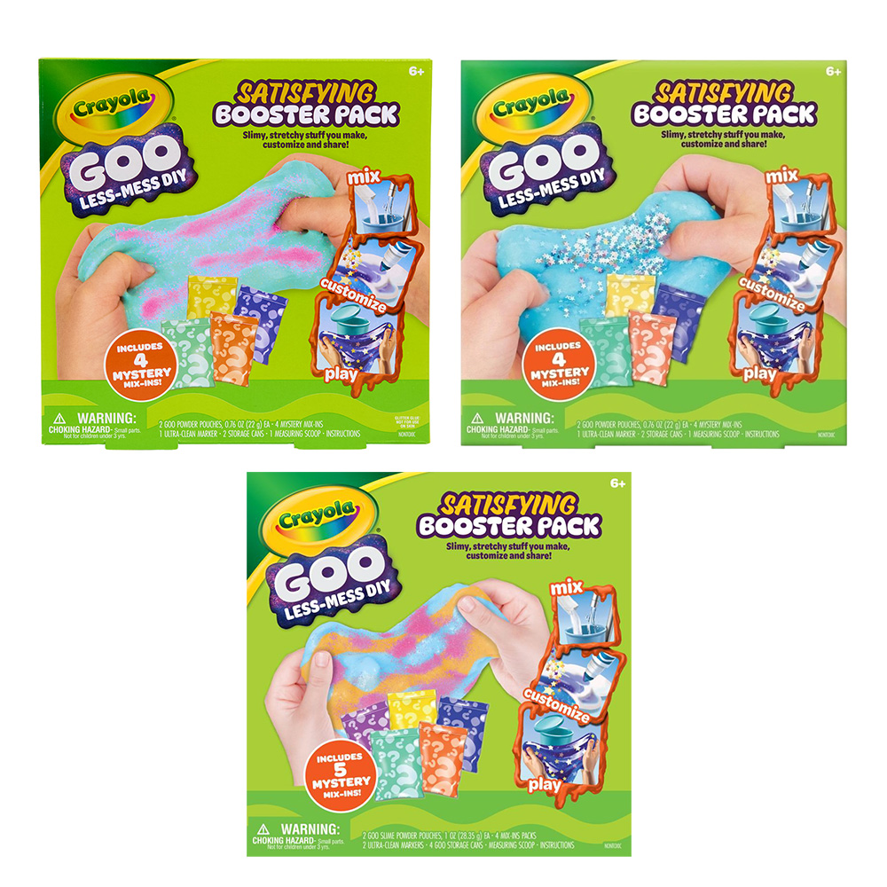 Crayola - Goo Satisfying Booster Pack - Science and discoveries