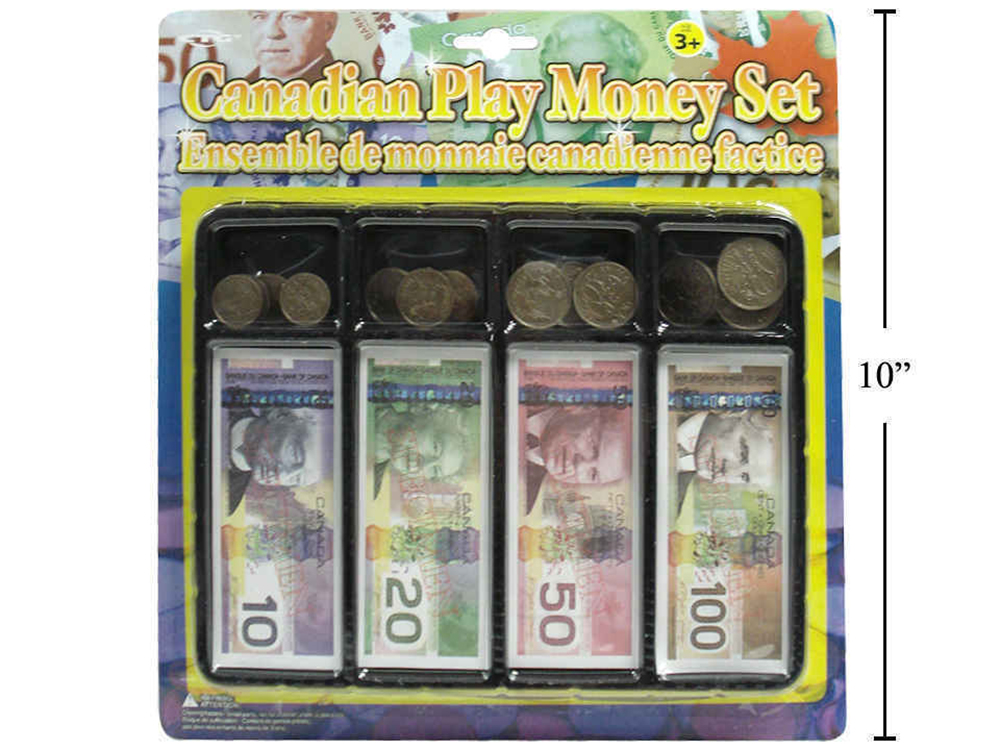 Canadian play money - Preschool
