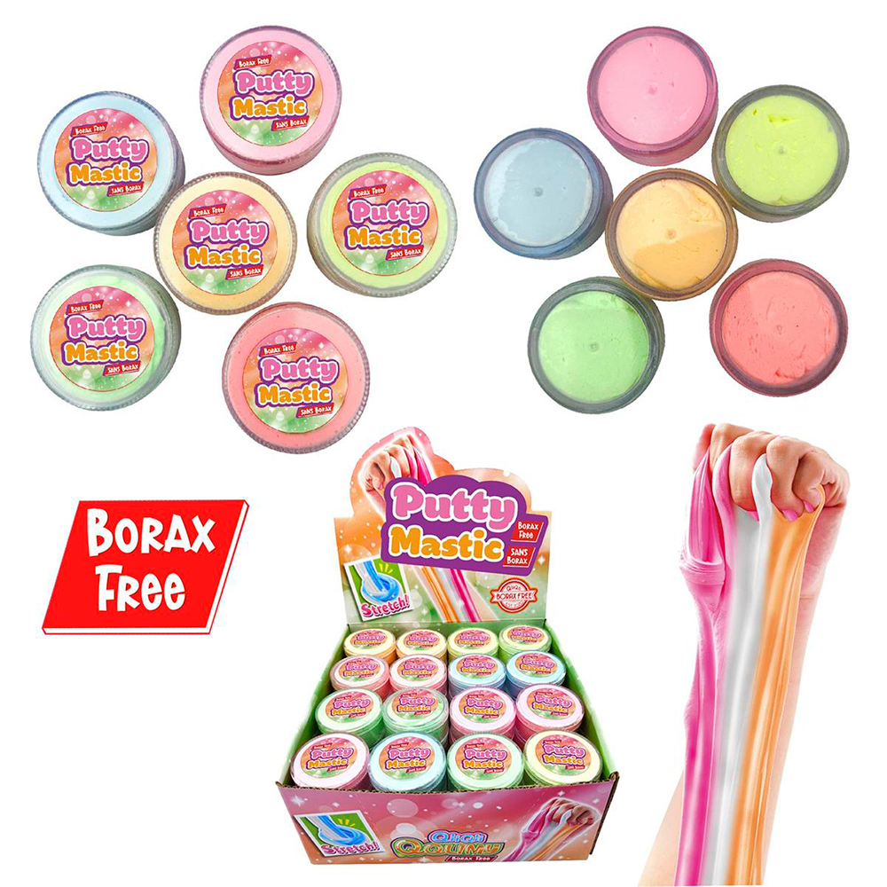 2'' Borax free putty assorted - Parties and surprise gifts