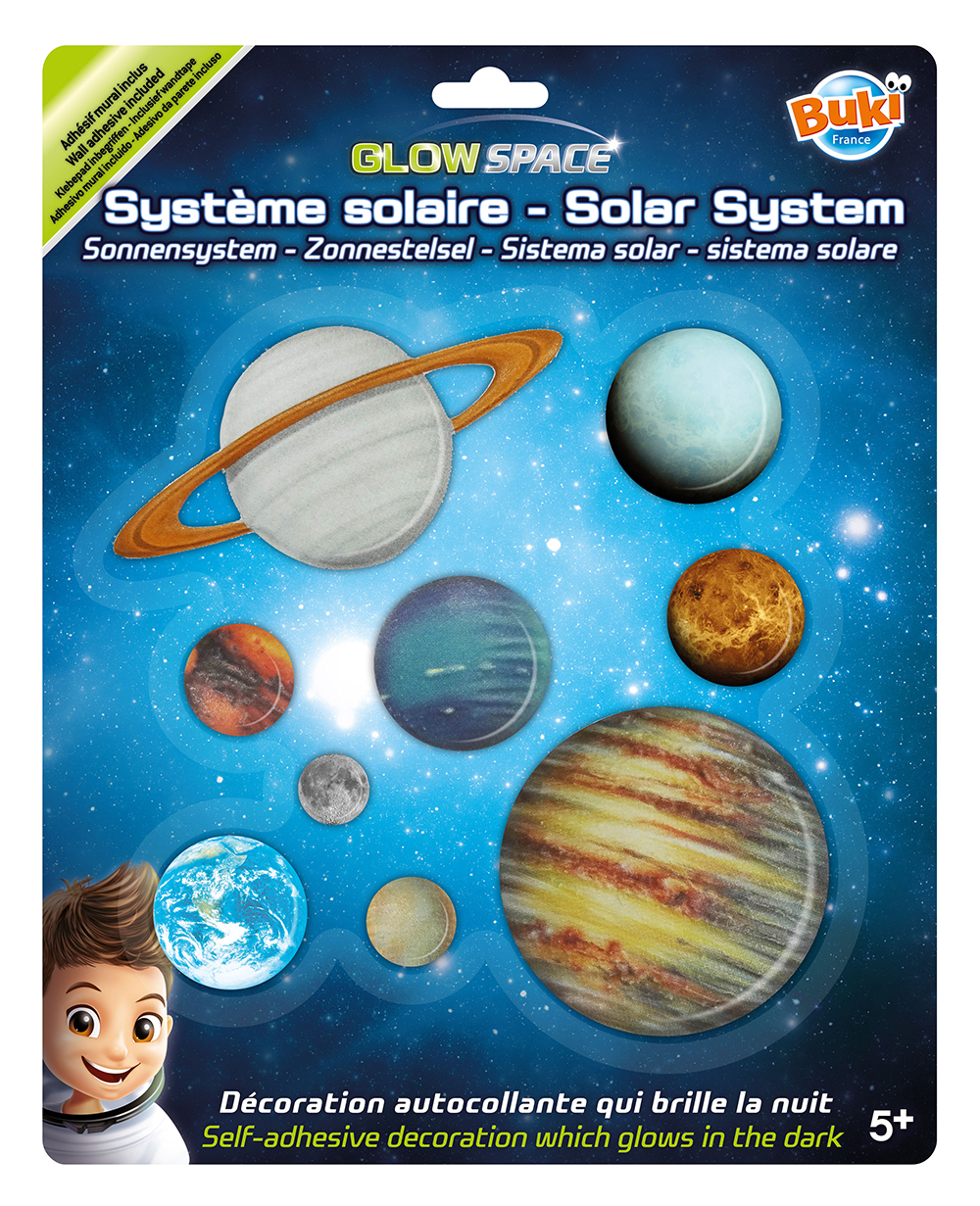 Buki France - Glow-in-the-dark Solar System - Science and discoveries