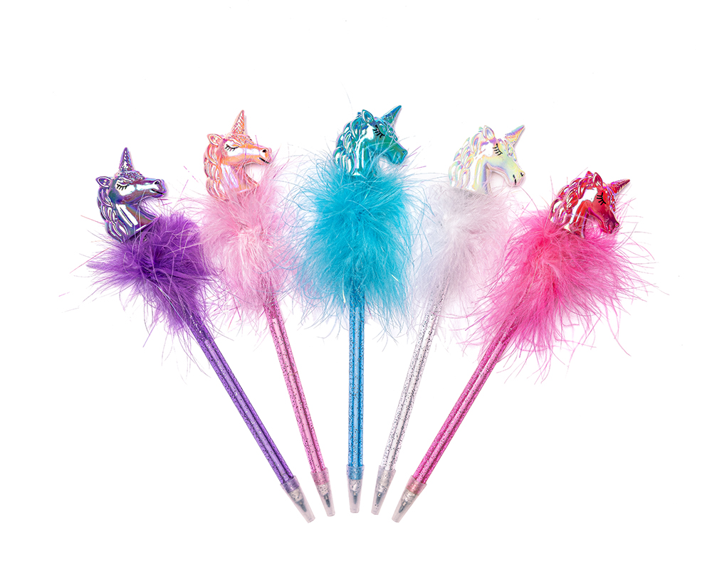 Stylo licorne nacré, assortiment - Fêtes et cadeaux surprises