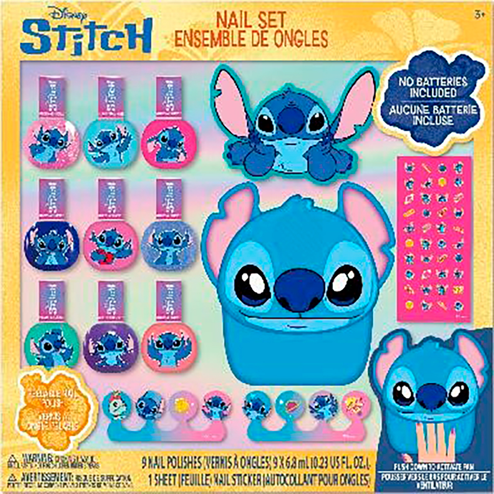 Stitch - Manicure Salon Set with Nail Dryer - Arts and crafts