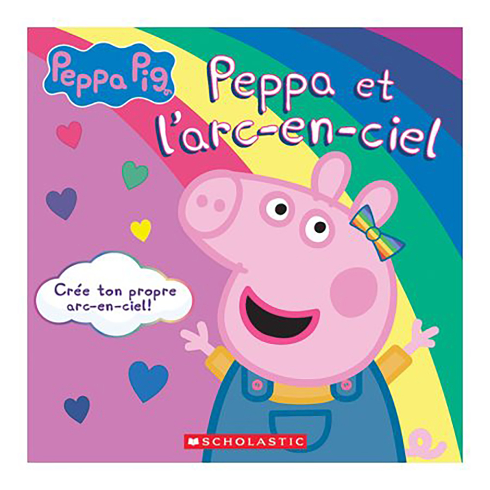 Book Phidal - Peppa pig, Peppa et l'arc-en-ciel - French version - Books