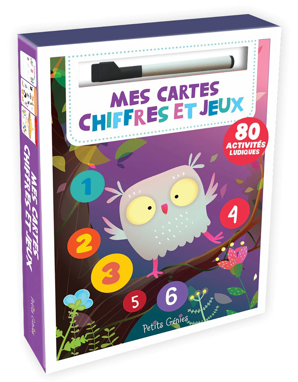 Livre - Mes cartes: Chiffres et jeux - Version française - Livres