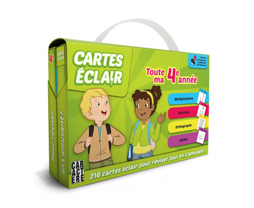 Cartes éclair - Toute ma 4e année - Version française - Livres