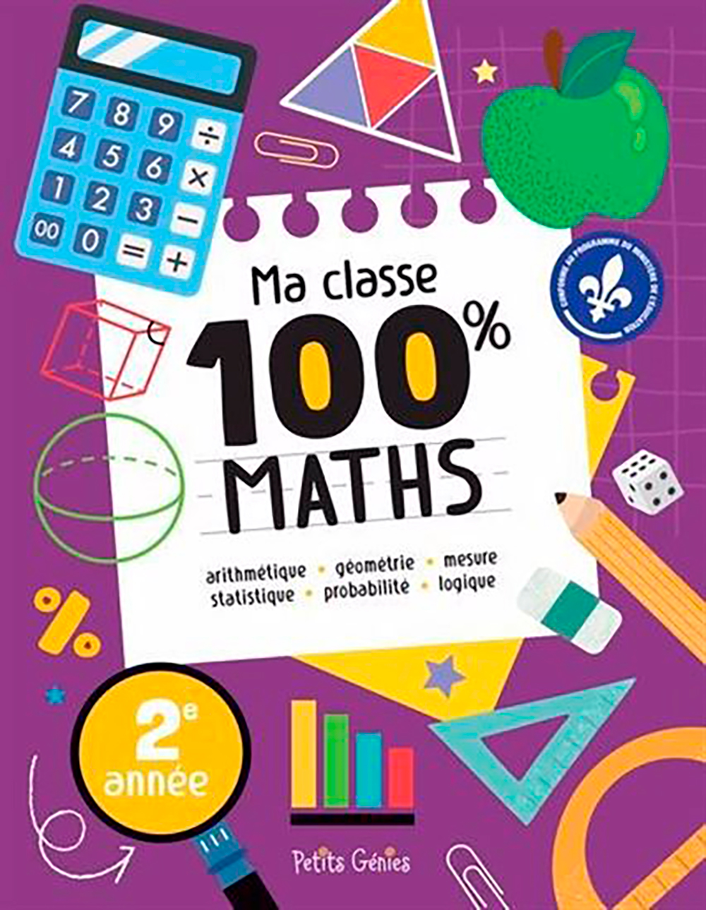 Book - Ma classe 100% Maths, 2e année - French version - Books
