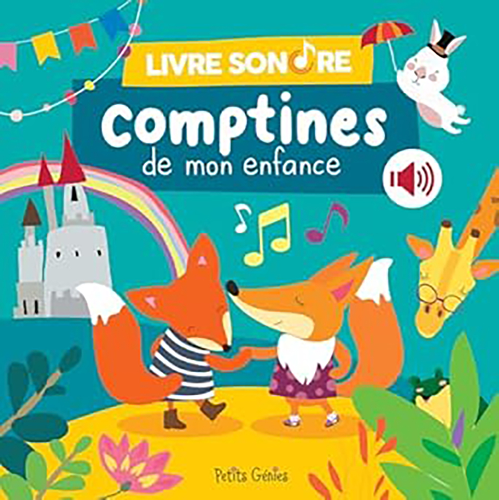 Book - Livre sonore, Comptines de mon enfance - French version - Books