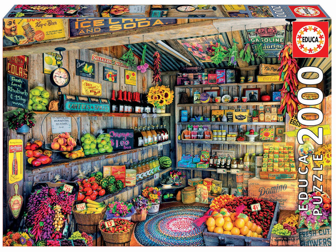 2000 pieces puzzle - Grocery shop - Puzzles