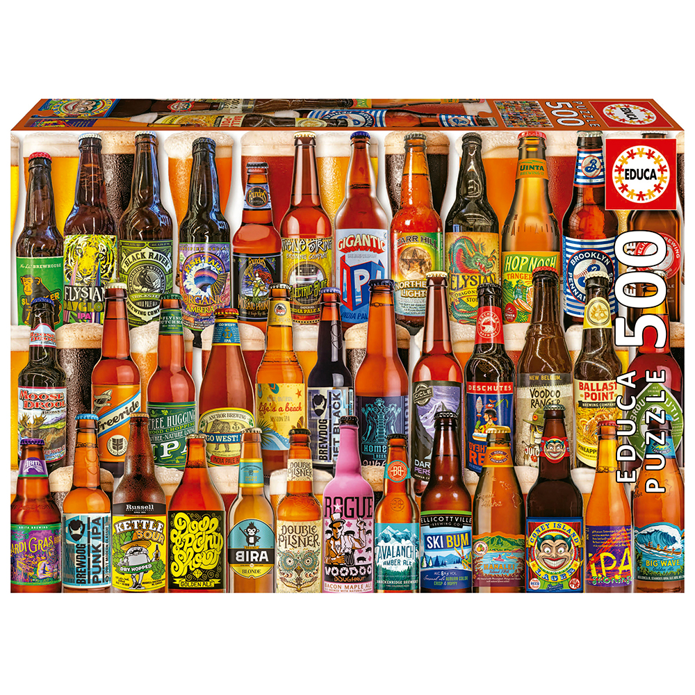 500 pieces puzzle - Craft beers - Puzzles
