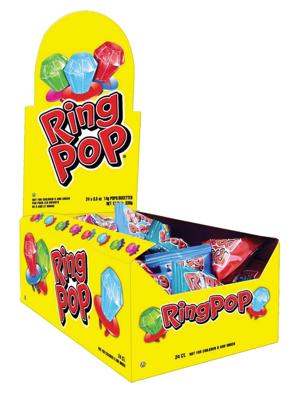 Candy - Fruit ring, assorted - Parties and surprise gifts