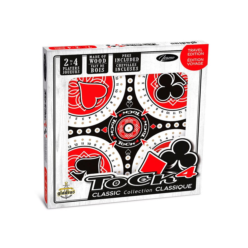 Jeu Tock classique voyage 8 pouces 4 joueurs - Jeux de société