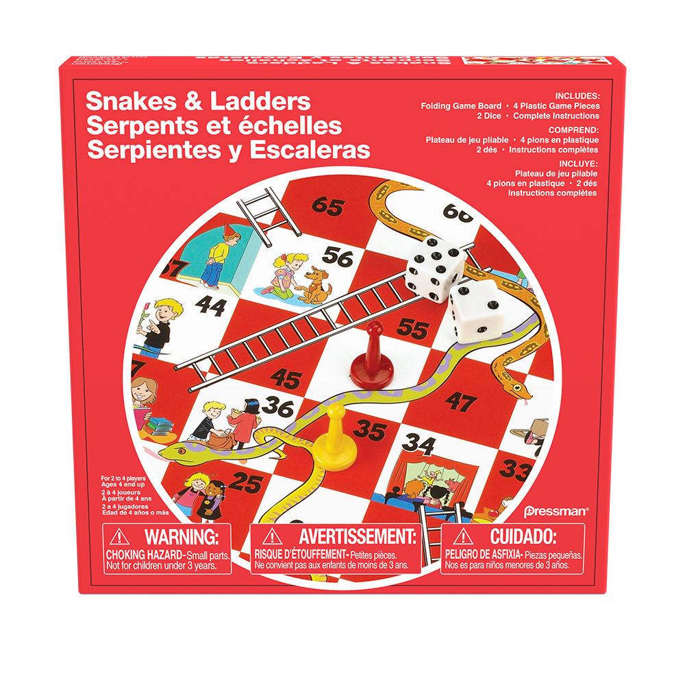 Jeu Serpents et échelles - Trilingue - Jeux de société