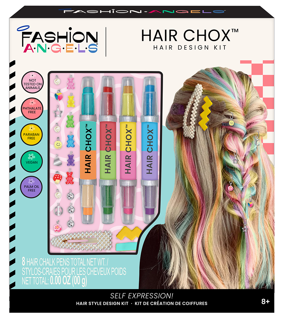 Fashion Angels - Hair Chox -Kit de création de coiffures - Bricolage
