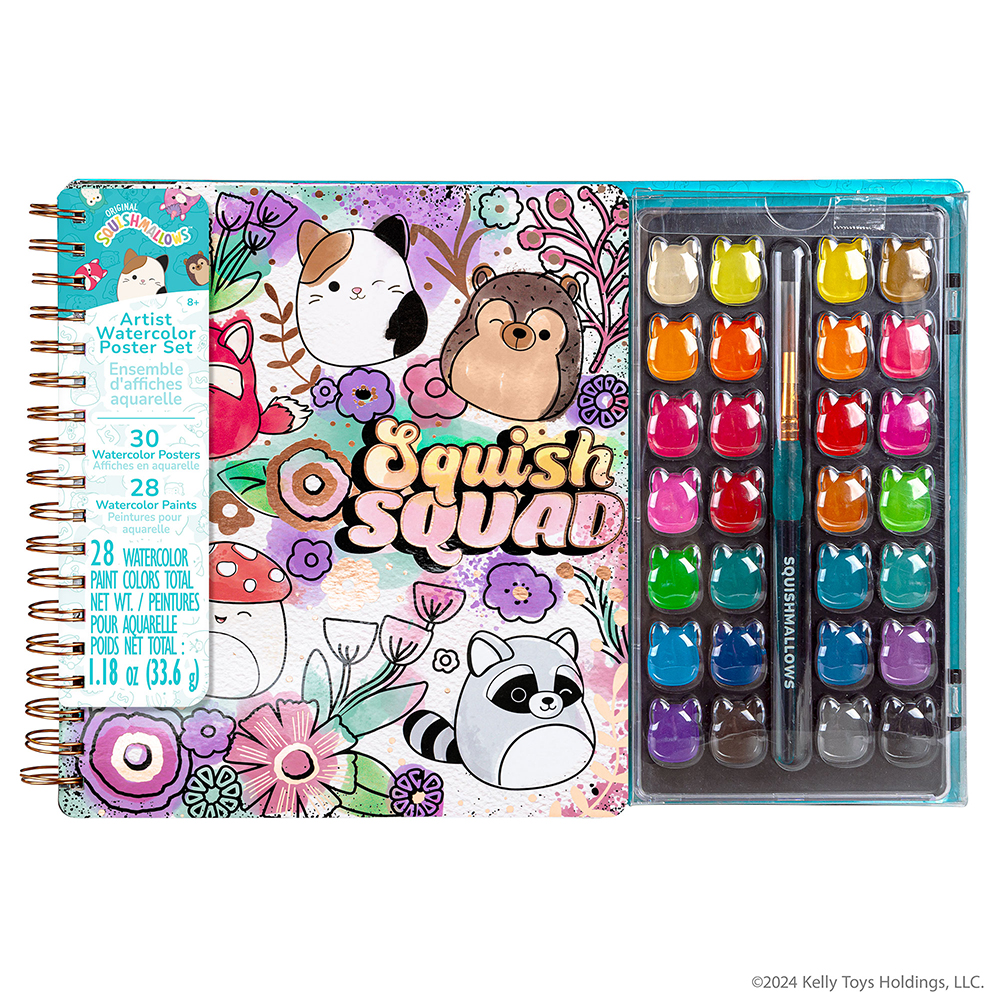 Squishmallows - Artist Watercolor Poster Set - Mallow Days - Arts and ...
