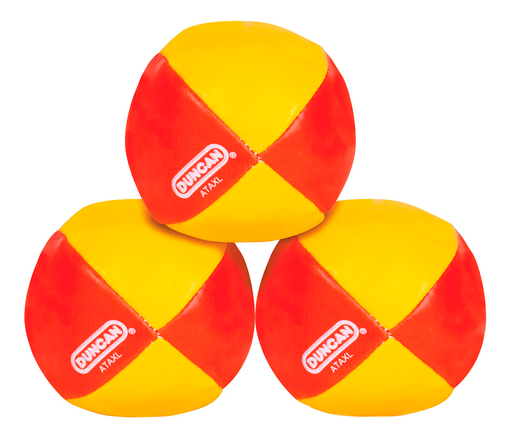 3 Juggling Yellow and Red Balls - Sports