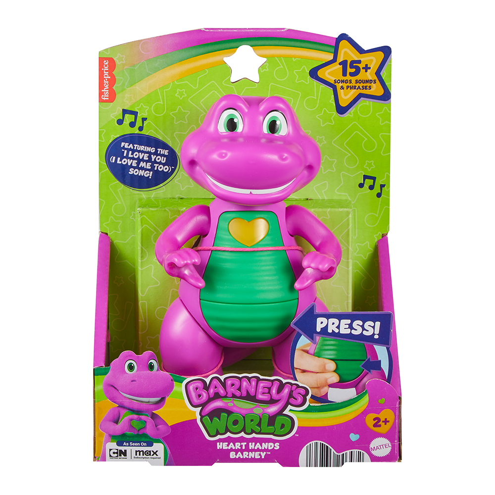 Barney's World - Barney Heart-Hands Figure Lights and Sounds ...