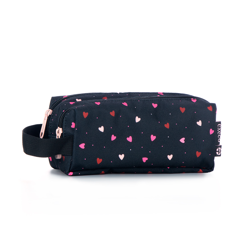 Heart - Pencil case with handle (Execo) - Stationery and School supplies