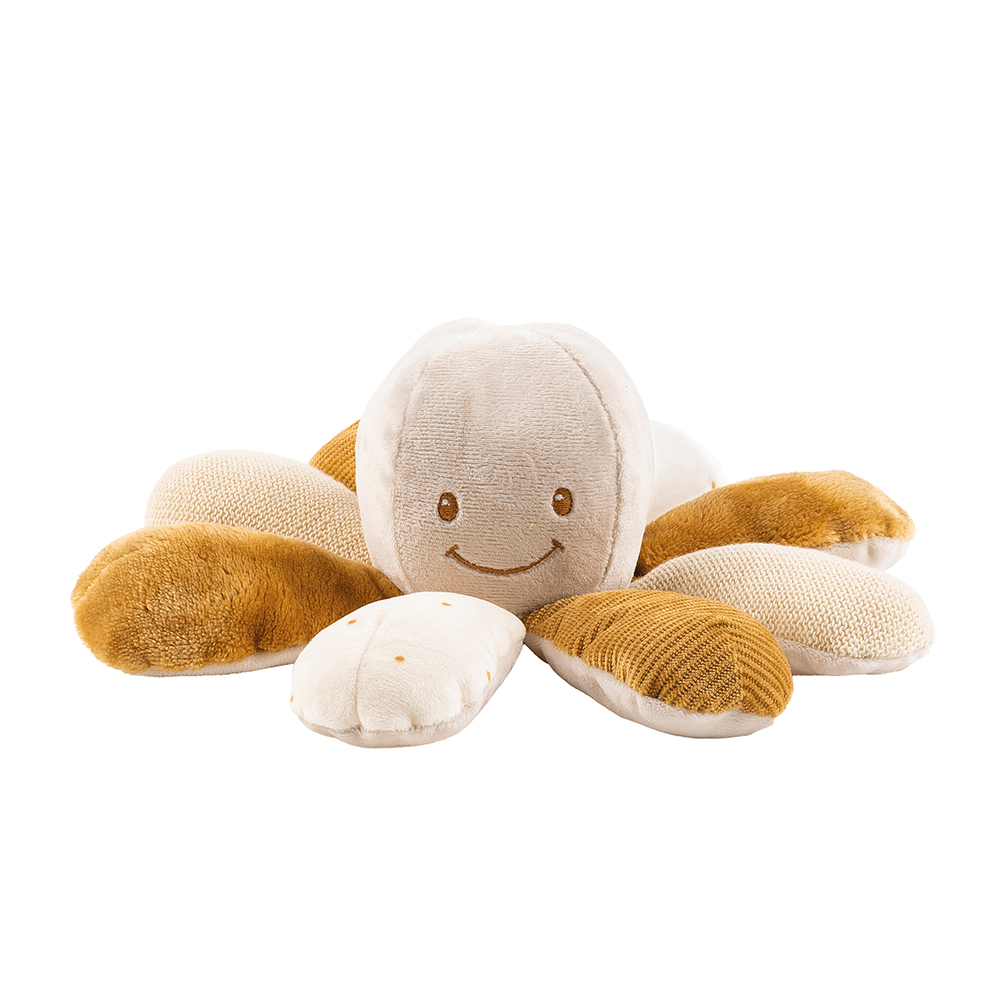 Nattou - Activity Cuddly Octopus - caramel - Babies