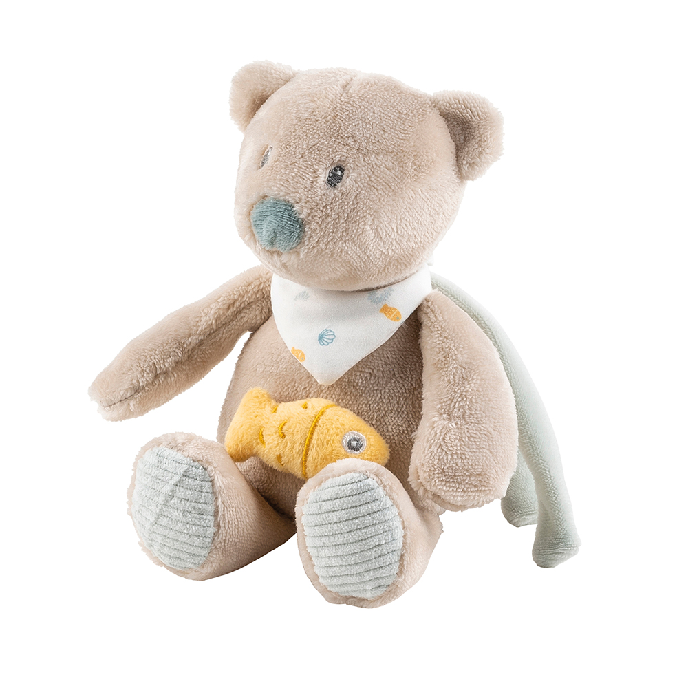 Nattou - Musical Cuddly Jules the bear 9" - Stuffed Toys and Puppets
