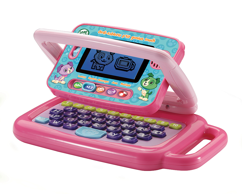 LeapFrog - 2-in-1 LeapTop touch laptop pink - French version ...