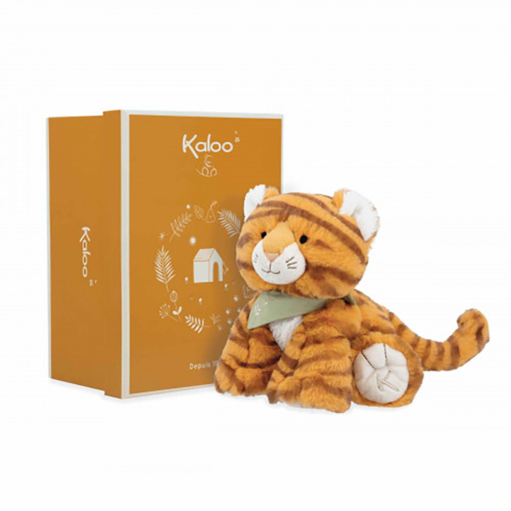 Plush Kaloo - Papaye the tiger 17 cm - Stuffed Toys and Puppets