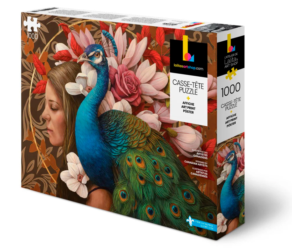 Puzzle 1000 pieces - Peacock - Puzzles