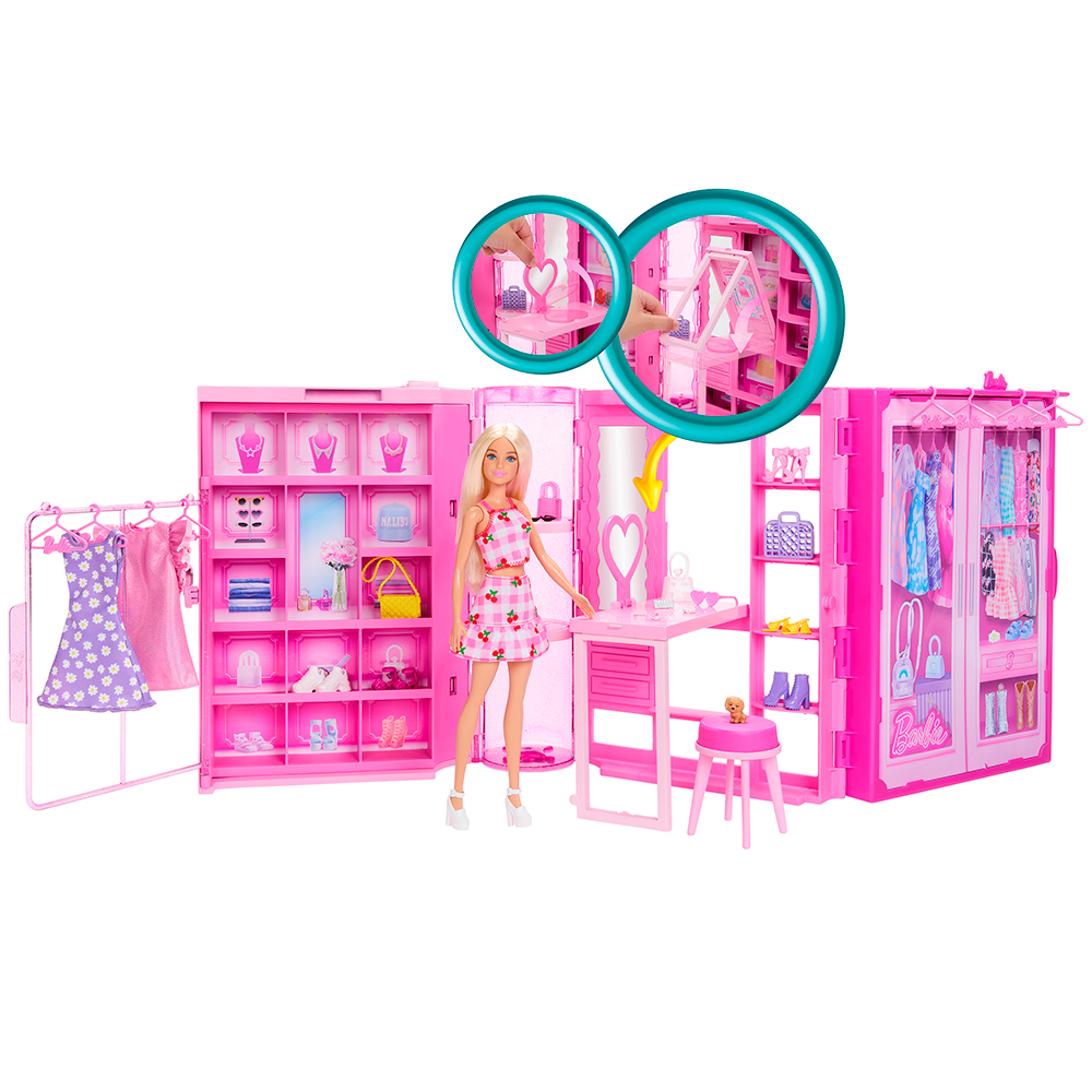 Barbie Fab - Penderie de rêve 3.0 avec poupée - Poupées