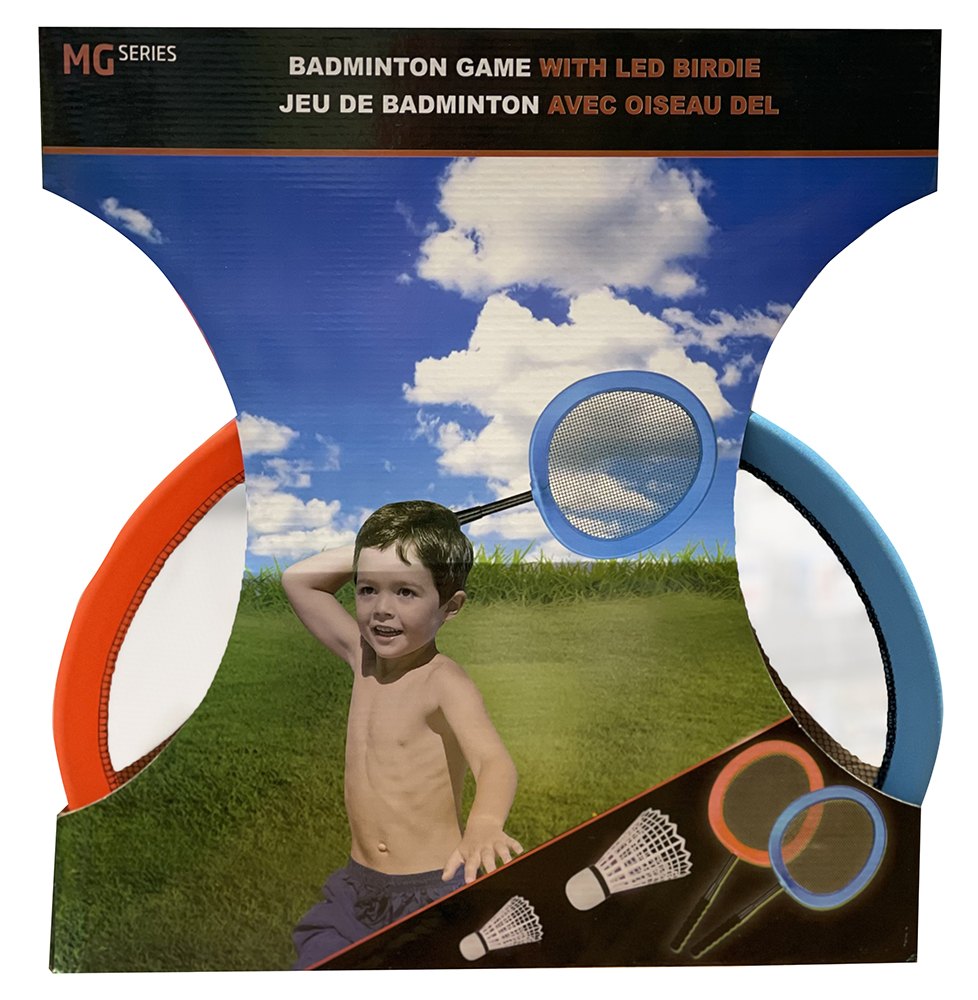 Badminton game with LED lights birdie - Summer