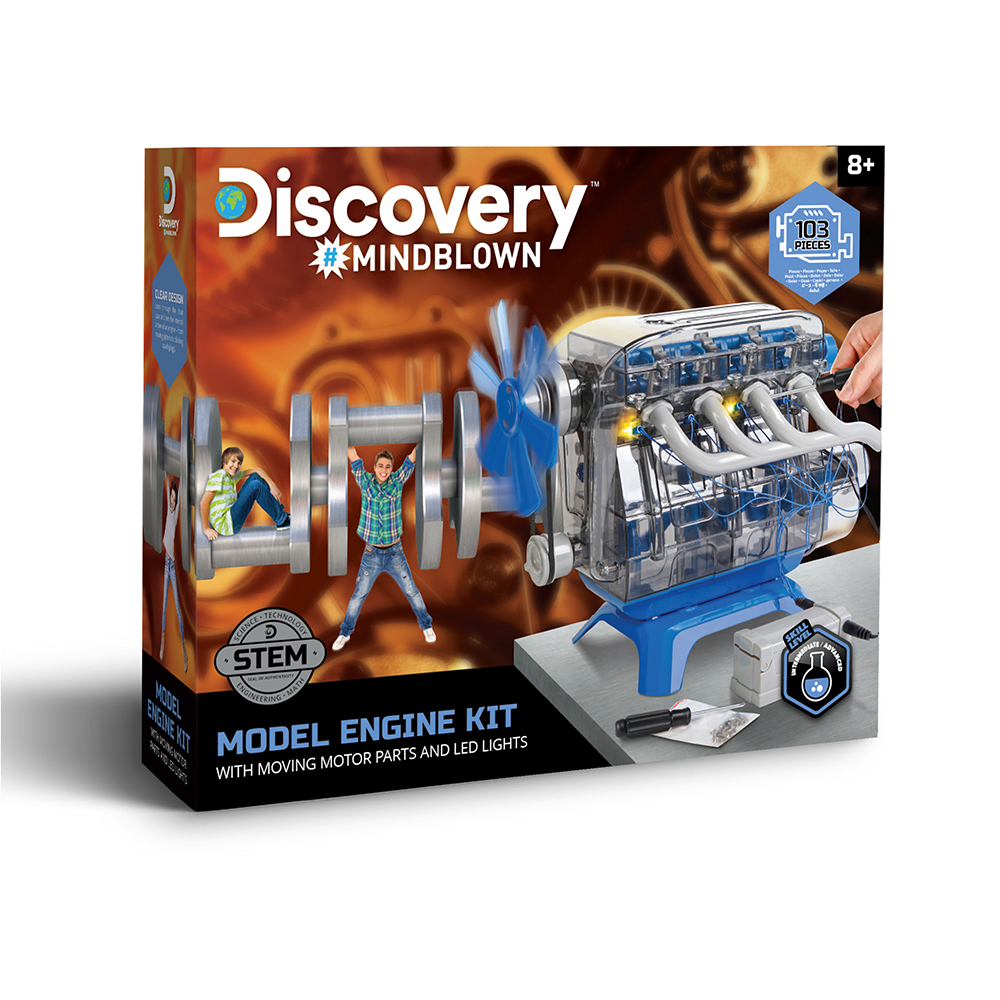 Discovery - Mindblown Kids Model Engine Kit - Science and discoveries