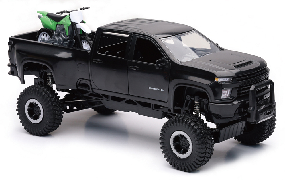 New Ray - Pick up Hors-route Chevy avec motocross - Véhicules