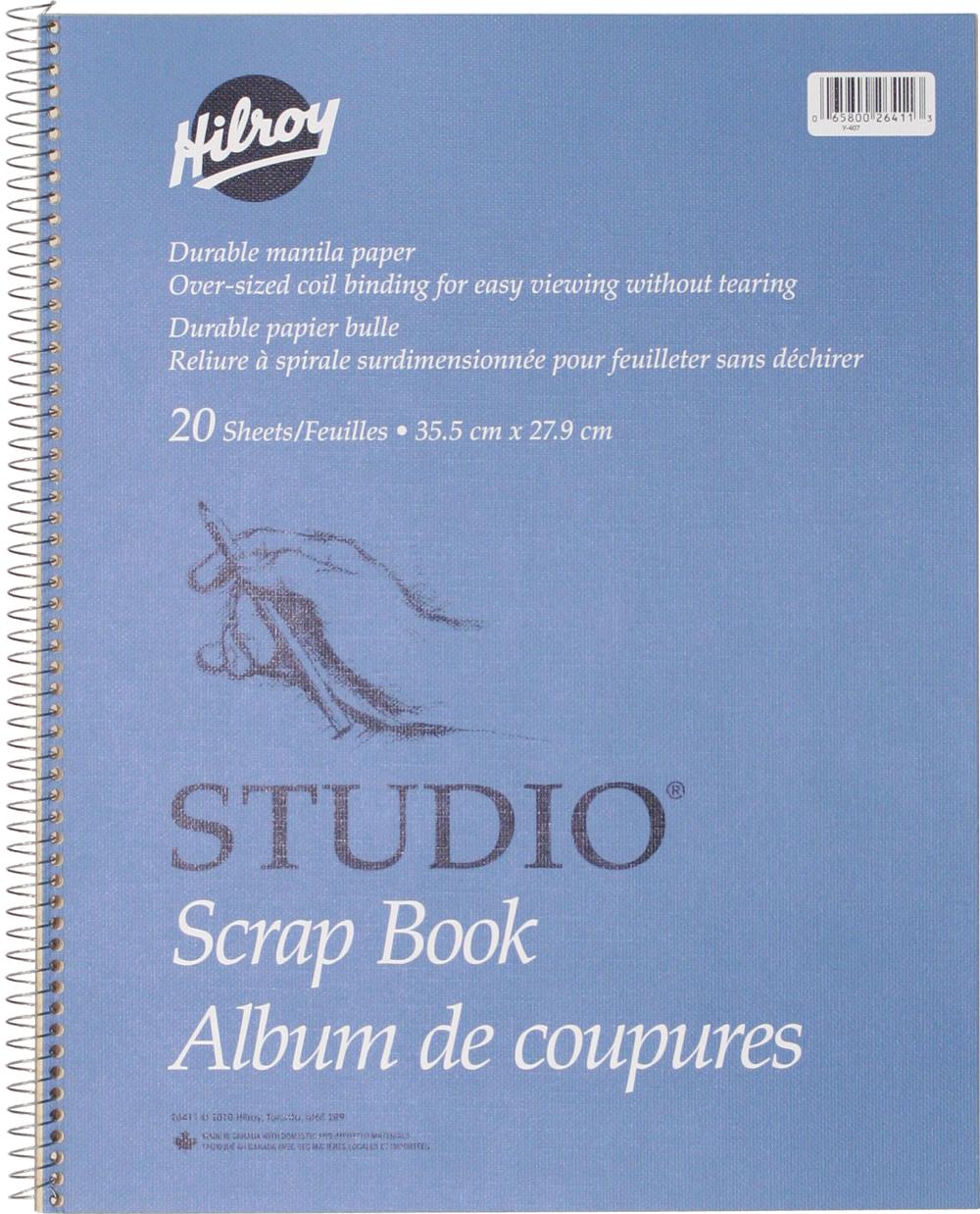Scrapbook 14x11 manille de 20 pages - Papeterie et scolaire