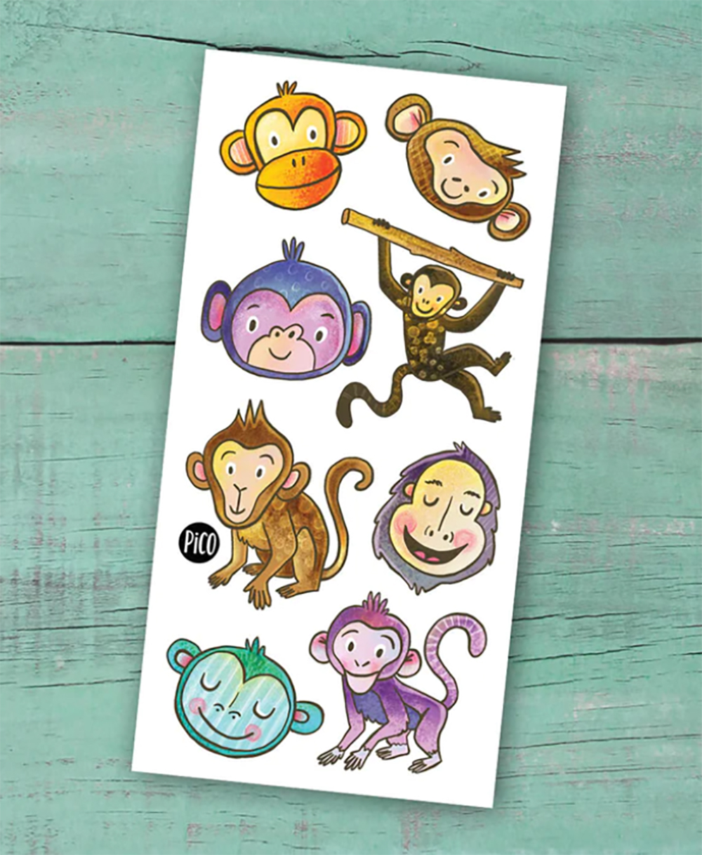 PiCO - Tattoos The Funny Monkeys - Parties and surprise gifts