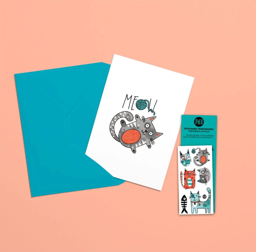 PiCO - Wish Card Cat - Parties and surprise gifts