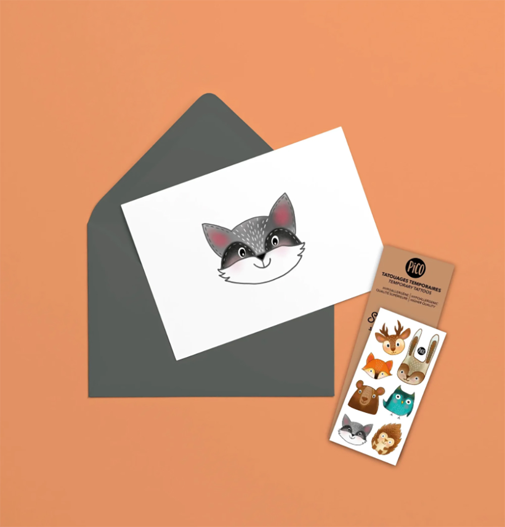PiCO - Wish Card Forest animals - Parties and surprise gifts