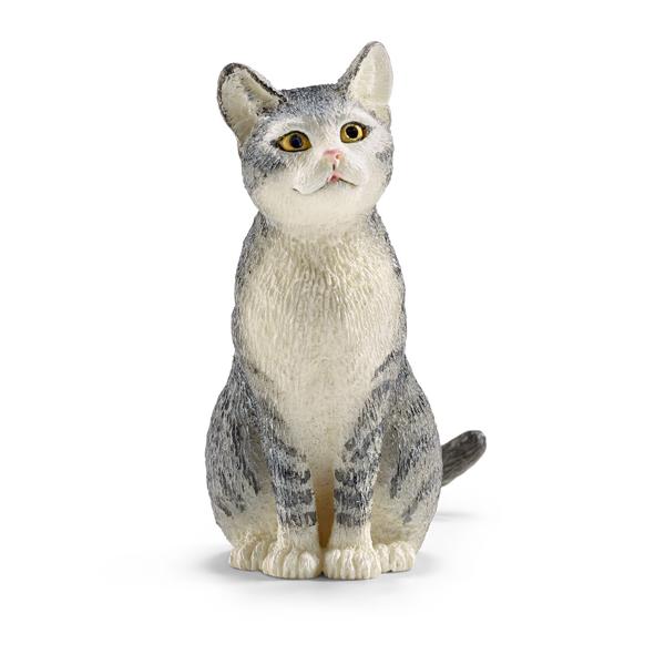 Farm World - Tabby Cat (Sitting) - Figures