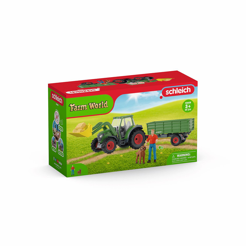 Farm World - Tractor with Trailer - Figures