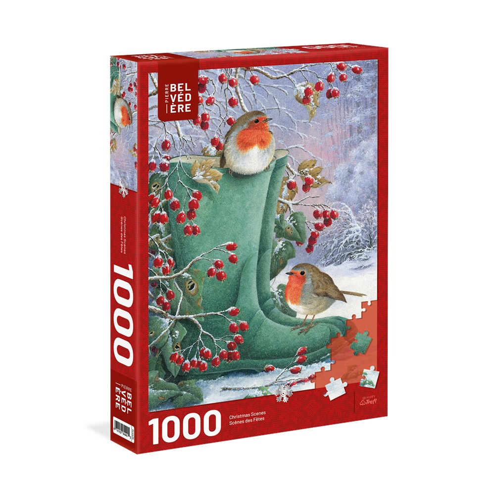 Casse-tête 1000 pièces - Oiseaux d'hiver - Casse-têtes