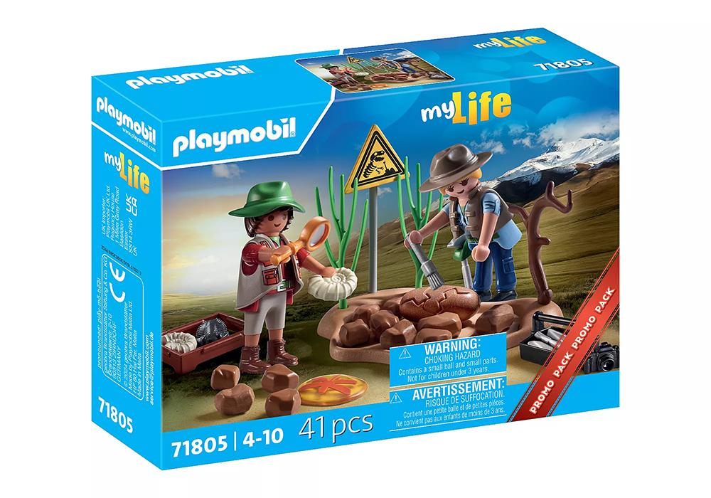 Playmobil Promo Packs - Chercheurs et site paléontologique - Playmobil