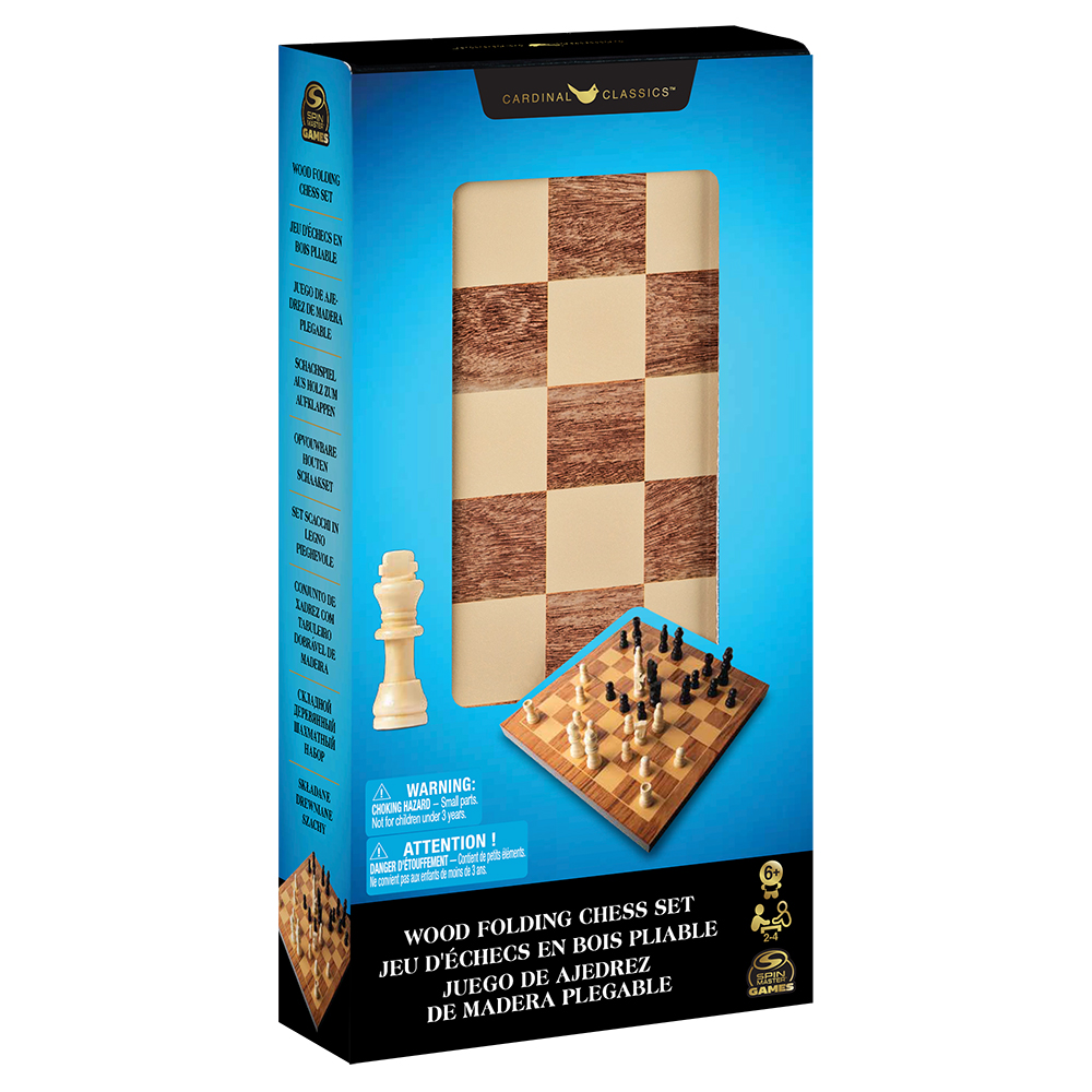 Wood Folding Chess Classic Game Set - Games