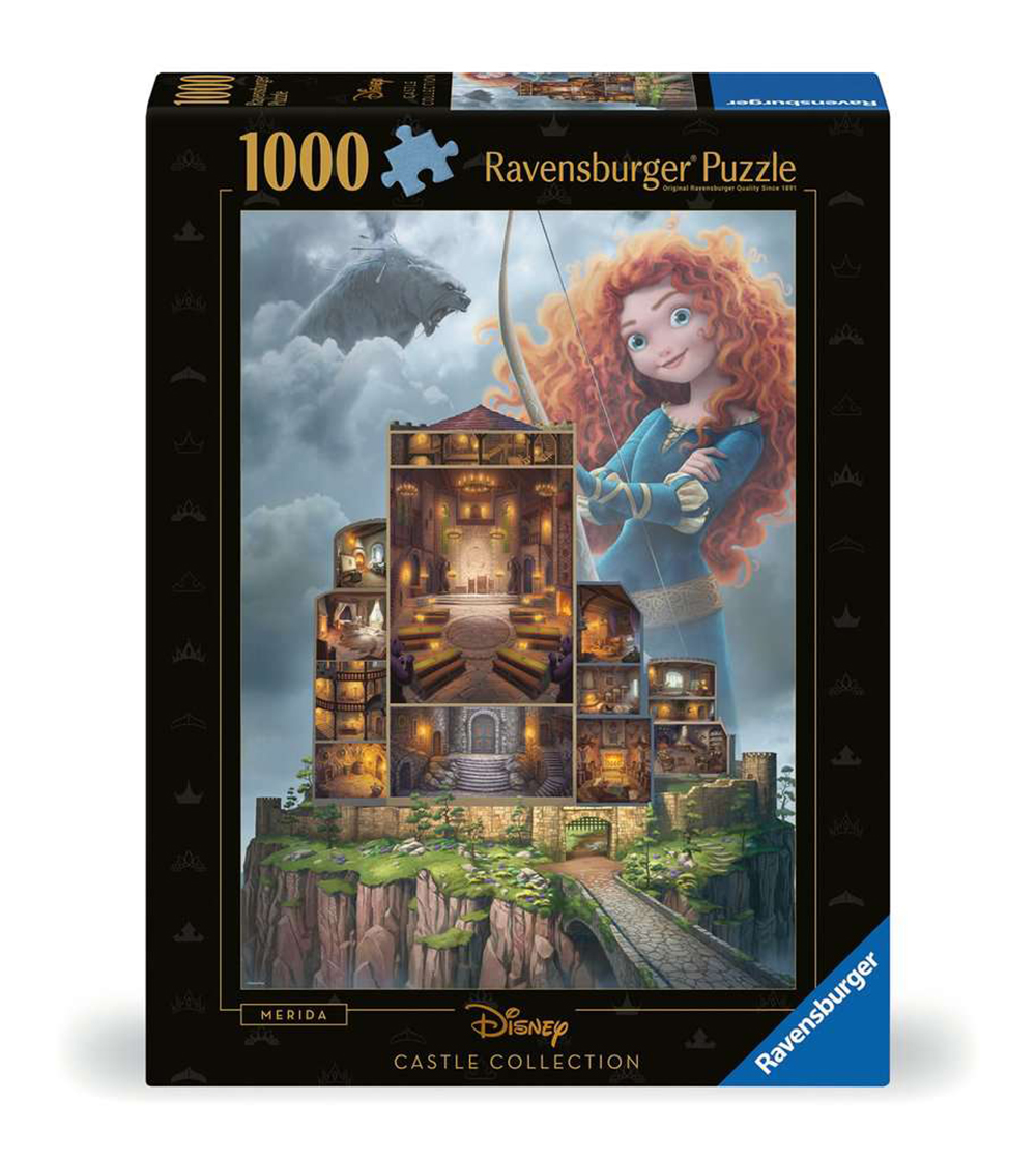 1000 pieces puzzle - Disney castles : Merida - Puzzles