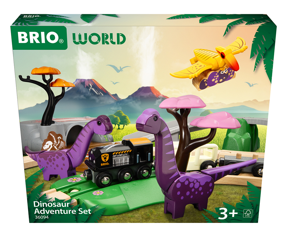 Brio - Dinosaur Adventure Set - Vehicles