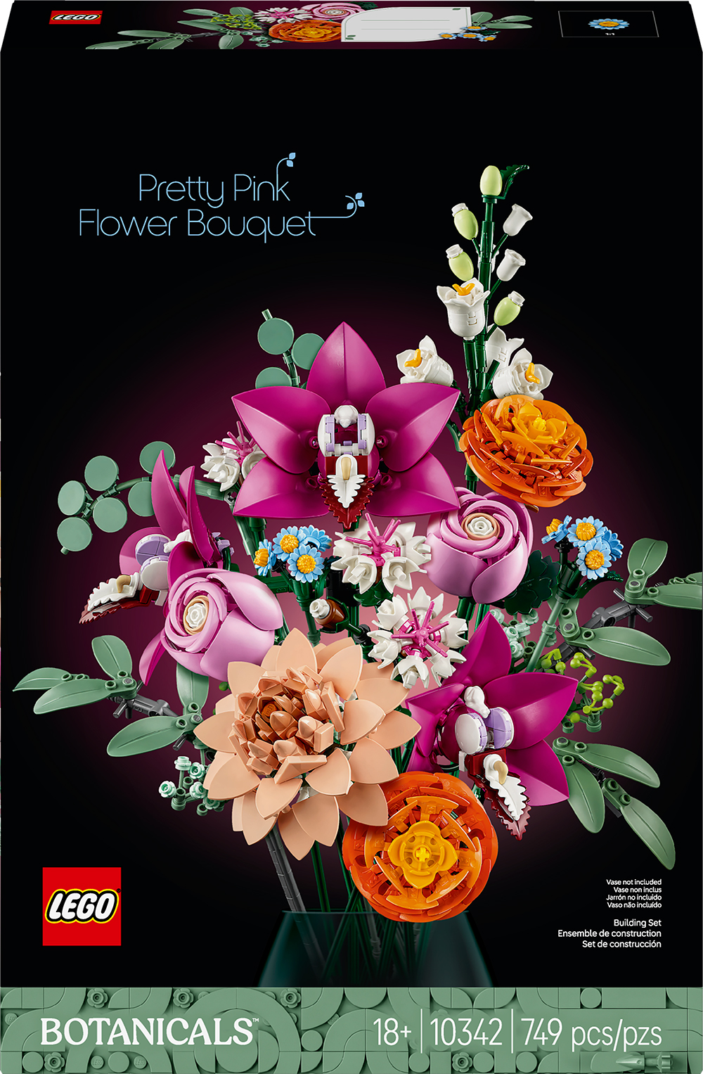 Lego Botanicals - Pretty Pink Flower Bouquet - LEGO