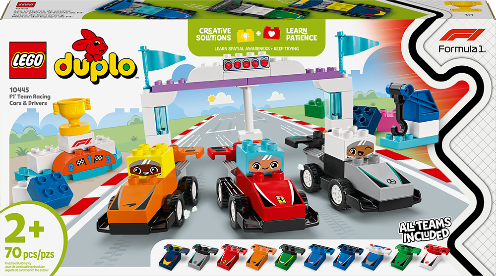 Lego Duplo Ville - Voiture de course et pilotes d'une écurie de F1 - LEGO