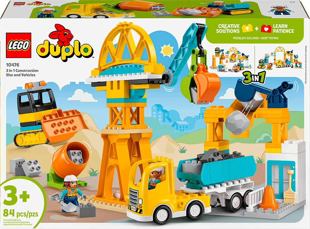 Lego Duplo - 3 in 1 Construction Site and Vehicles - LEGO