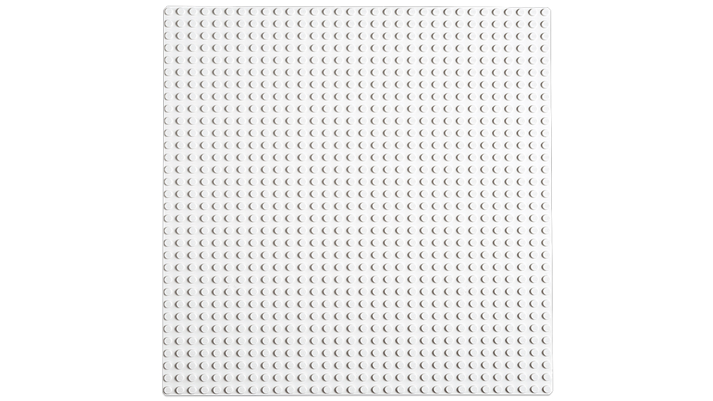 Lego Classic - White baseplate - LEGO